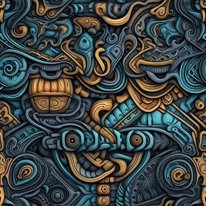 Seamless Viking Patterns | 24 Pack Repeatable Digital Papers - Etsy