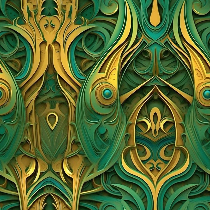 Seamless Elven Digital Patterns | Repeatable Patterns | High Quality 12 ...