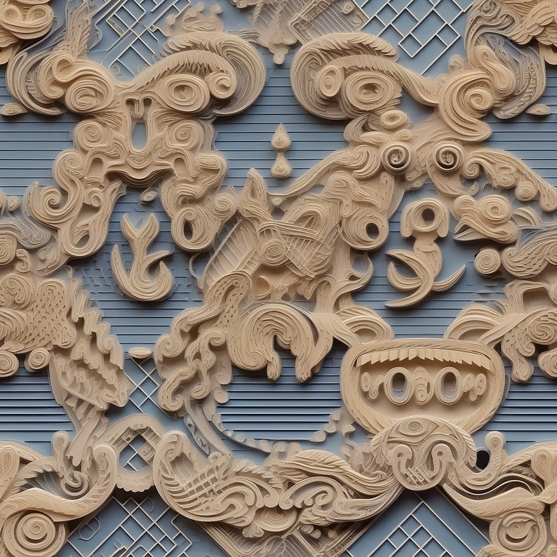 Seamless Viking Patterns | 24 Pack Repeatable Digital Papers - Etsy