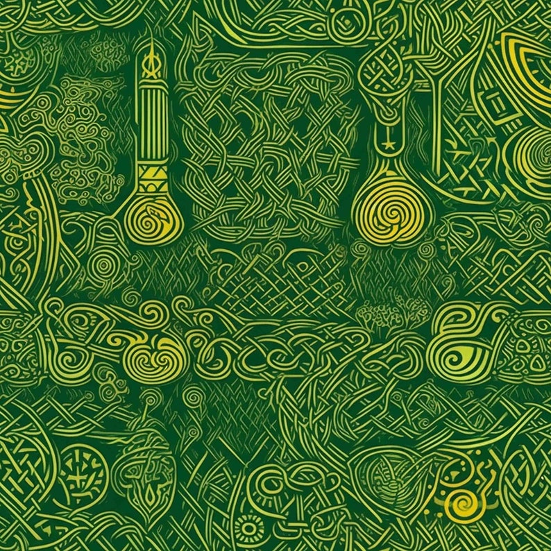 Seamless Elven Digital Patterns | Repeatable Patterns | High Quality 12 ...