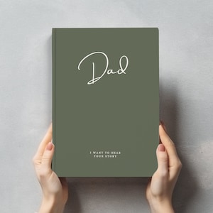 Dad Story Journal Keepsake Gift Dad I Want to Hear Your Story Memory ...