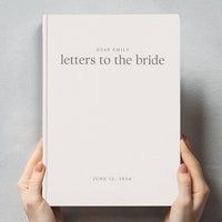 Custom Letters to the Bride Book Bridal Shower Memory Scrapbook Bride ...