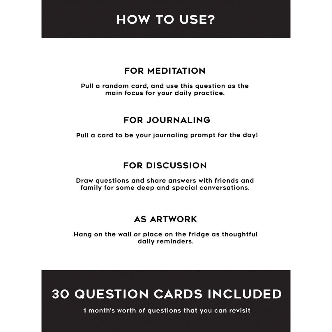 Meditation & Journaling Prompt Cards - Etsy