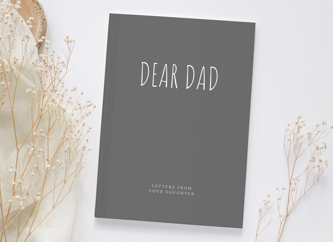 Dear Dad Journal Letters to My Dad Notebook Personalized Journal Custom ...