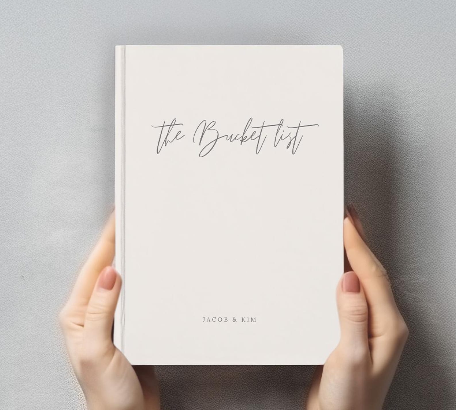 Bucket List Journal Custom Bucket List Book First Anniversary Gift for ...