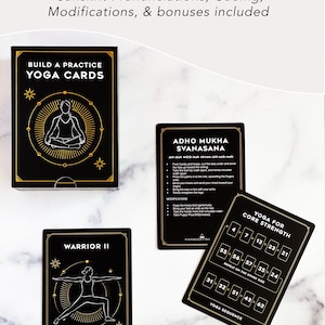 Yoga Cards Yoga Pose Cards Asana Cards Yoga Flashcards Yoga Poses Yoga ...