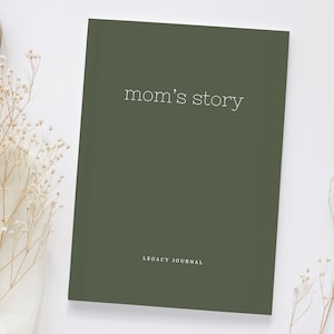 Mom Story Journal Keepsake Gift Mom I Want to Hear Your Story Memory ...