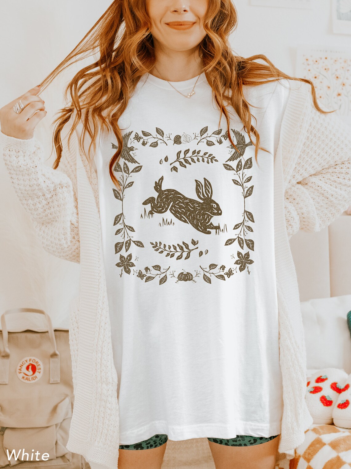 Cottagecore Shirt Rabbit T Shirt Cottagecore Tee Cute Cottagecore ...