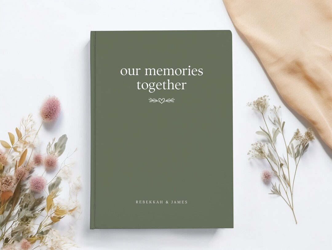 Personalized Journal 1st Anniversary Gift Couples Journal First ...