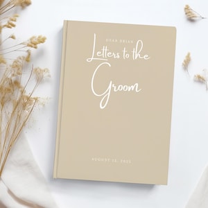Letters to the Groom Book Bachelor Party Gift Groom Gift Guest Book ...