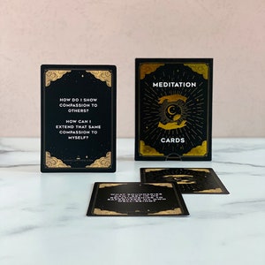 Meditation Journaling Prompt Cards Journal Prompt Cards Journaling Kit ...