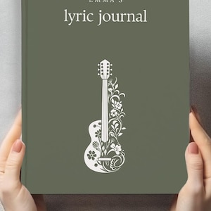 Personalized Songwriter Journal With Lined Pages Songwriters Book ...