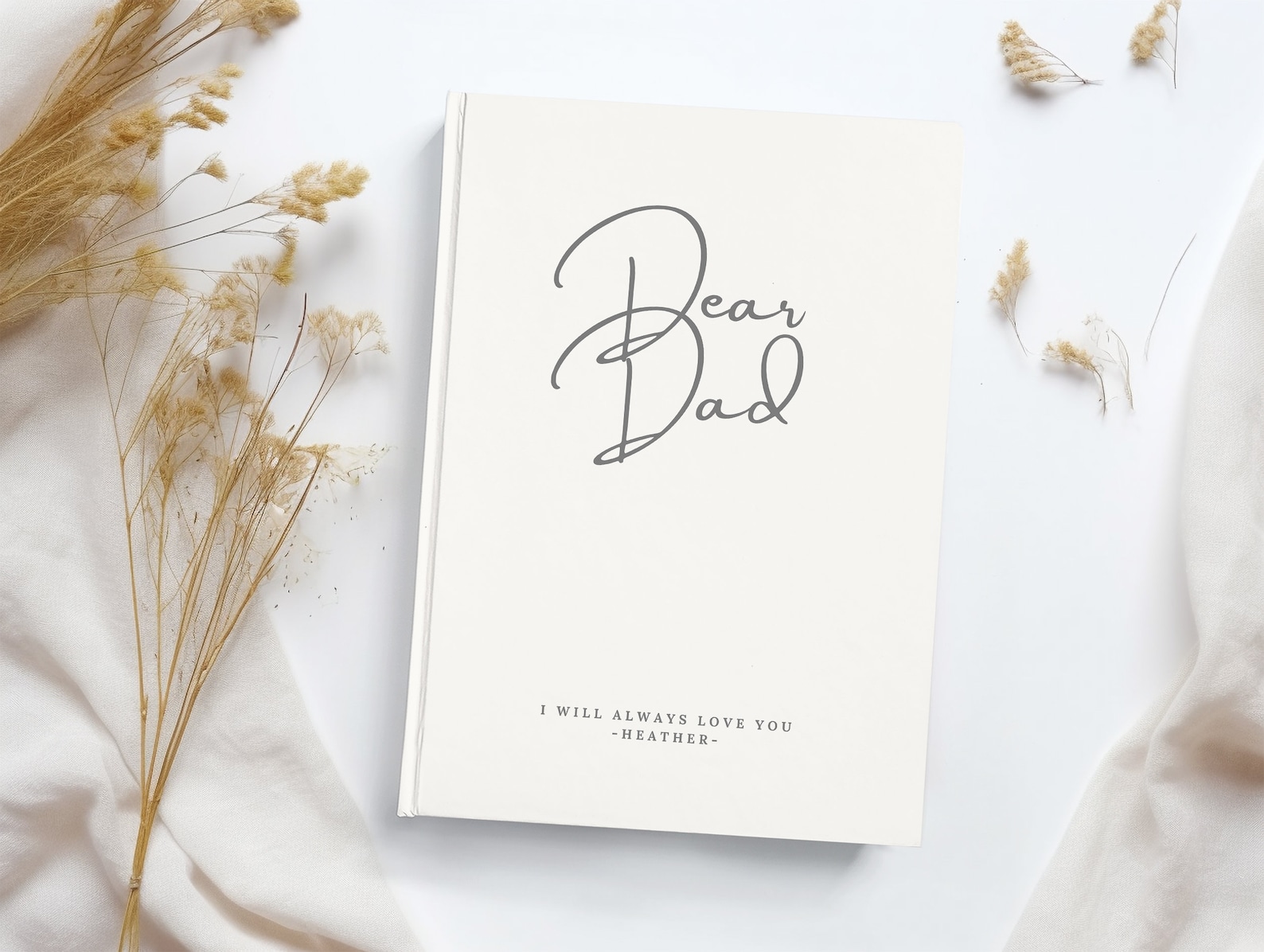 Dear Dad Journal Letters to My Dad Notebook Personalized Journal Custom ...