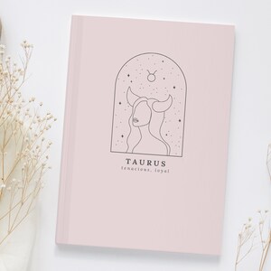 Zodiac Sign Personalized Journal Notebook Astrology Gift Astrology ...