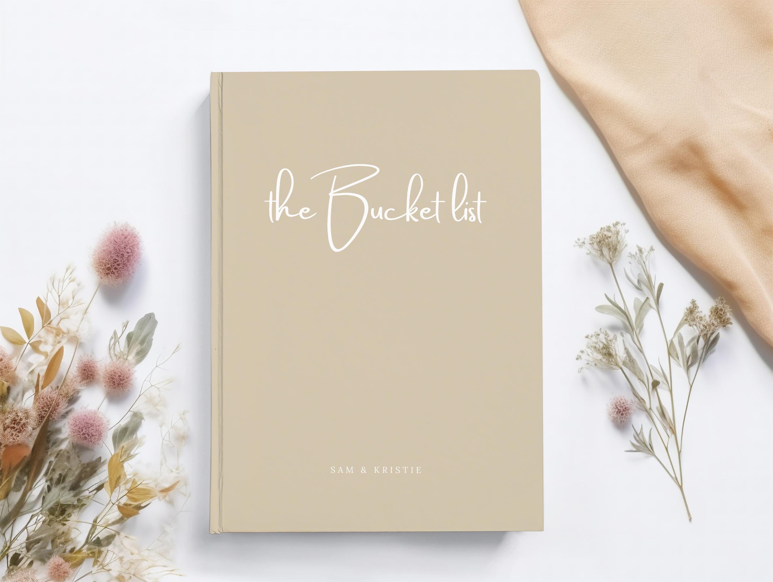 Bucket List Journal Custom Bucket List Book First Anniversary Gift for ...
