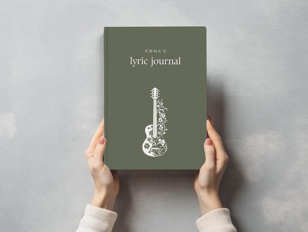 Personalized Songwriter Journal With Lined Pages Songwriters Book ...