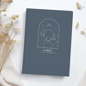 Zodiac Sign Personalized Journal Notebook Astrology Gift Astrology ...