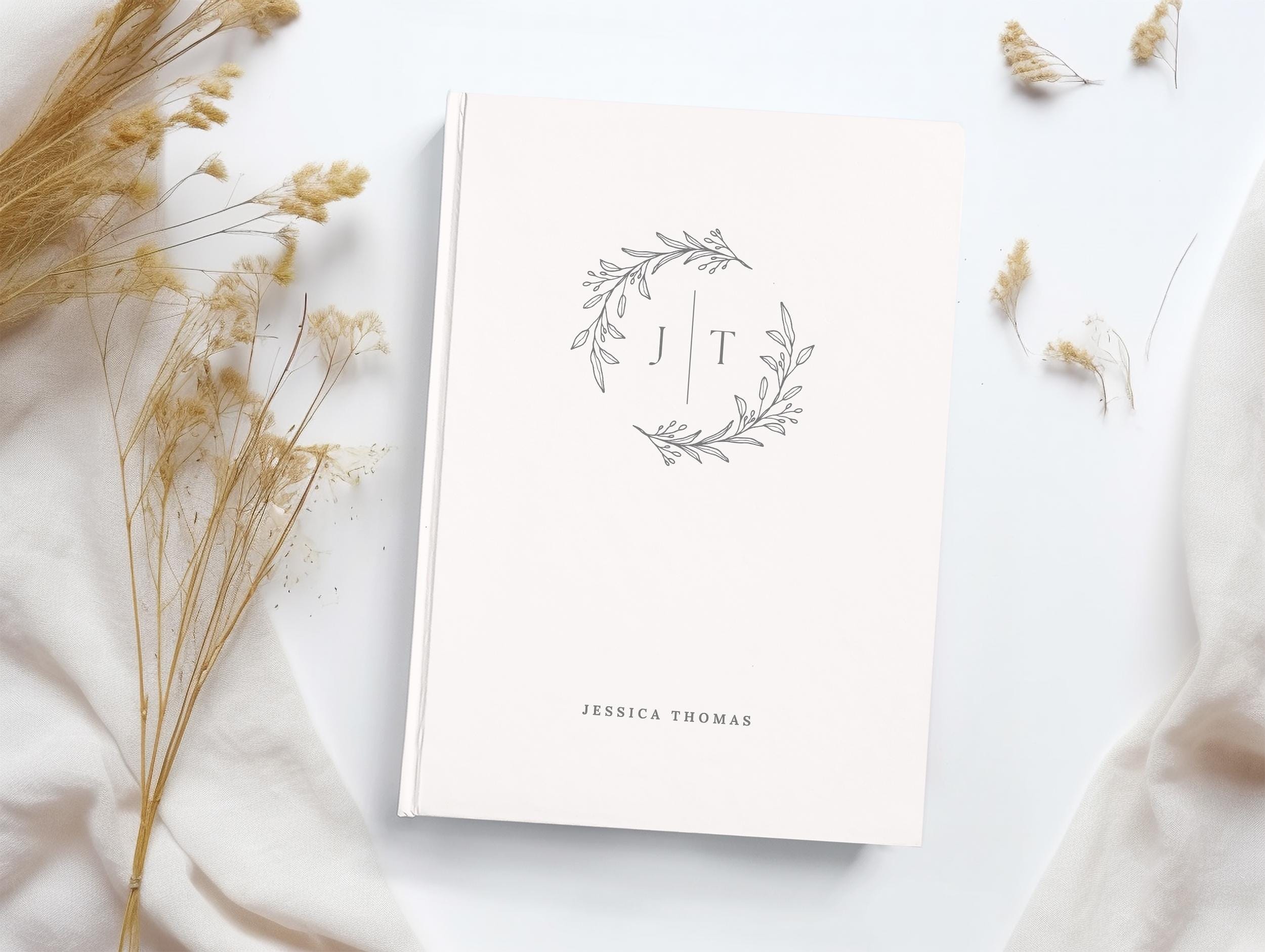 Monogrammed Journal Custom Notebook Personalized Gift for Friend Name ...