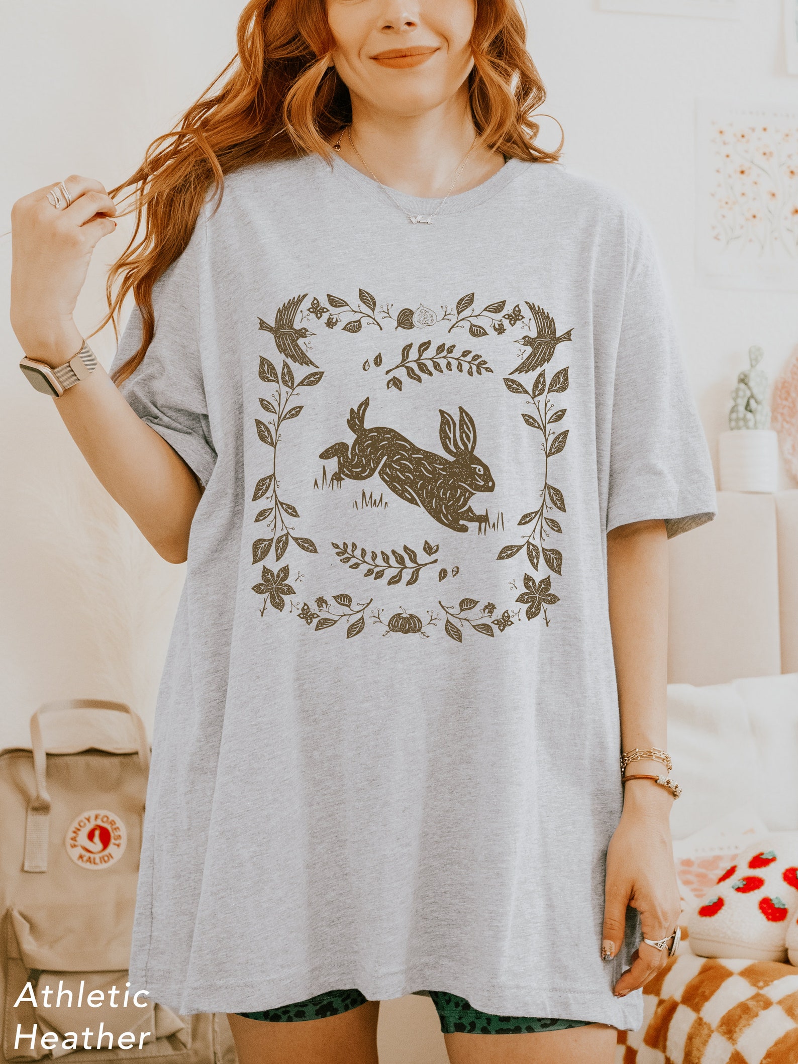 Cottagecore Shirt Rabbit T Shirt Cottagecore Tee Cute Cottagecore ...