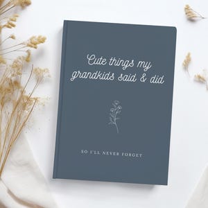 Custom Grandma Journal for Grandma Mothers Day Gift for Granny Memory ...