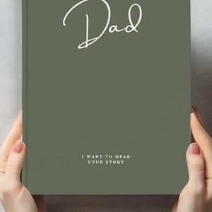 Dad Story Journal Keepsake Gift Dad I Want to Hear Your Story Memory ...