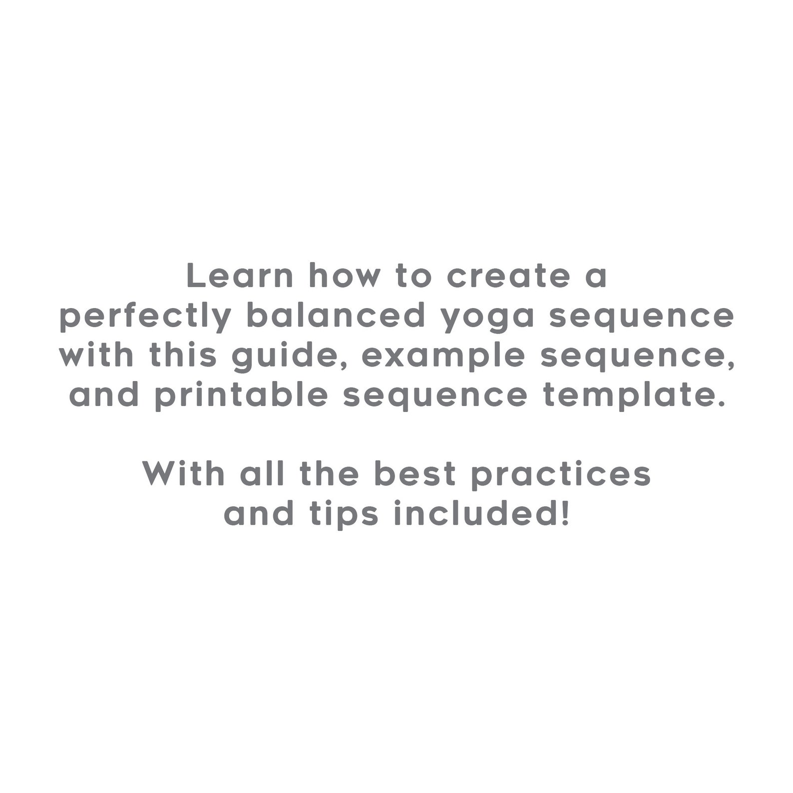 Build a Sequence Yoga Guide, Yoga Teacher Class Planner, Yoga Sequence ...
