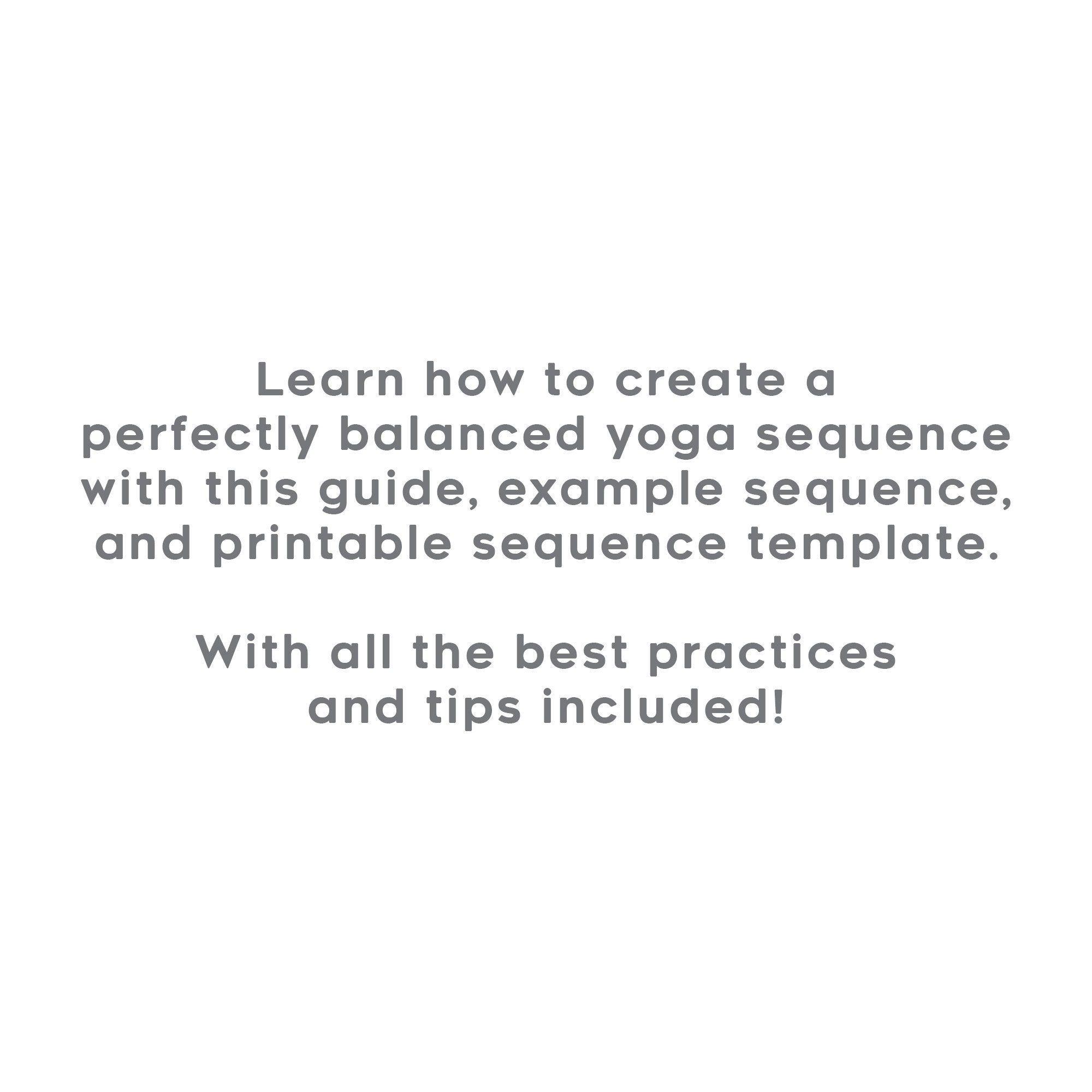 Build a Sequence Yoga Guide Yoga Teacher Class Planner Yoga - Etsy