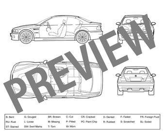 Customizable Customer Vehicle Intake Form Digital Download Page 2 - Etsy