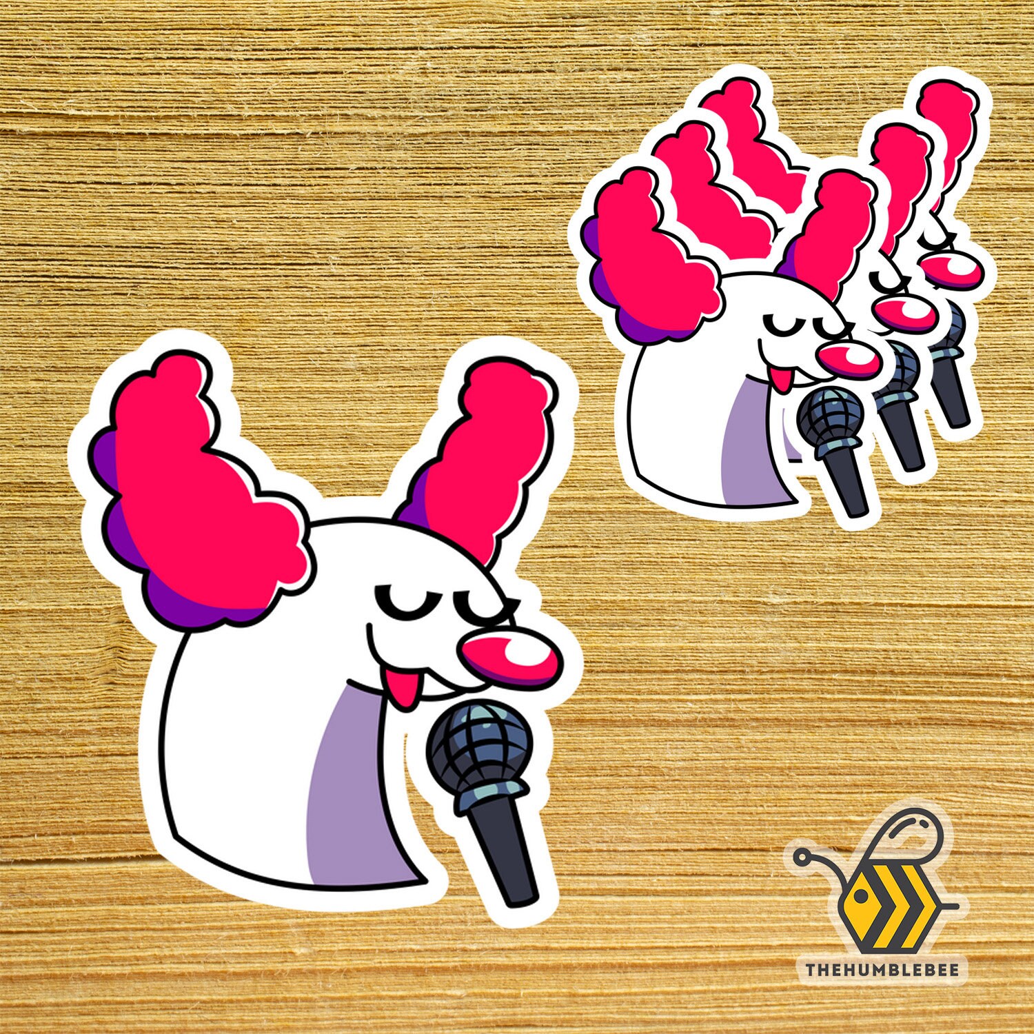 Friday Night Funkin' Clowfoe Sticker FNF Bottle Laptop - Etsy