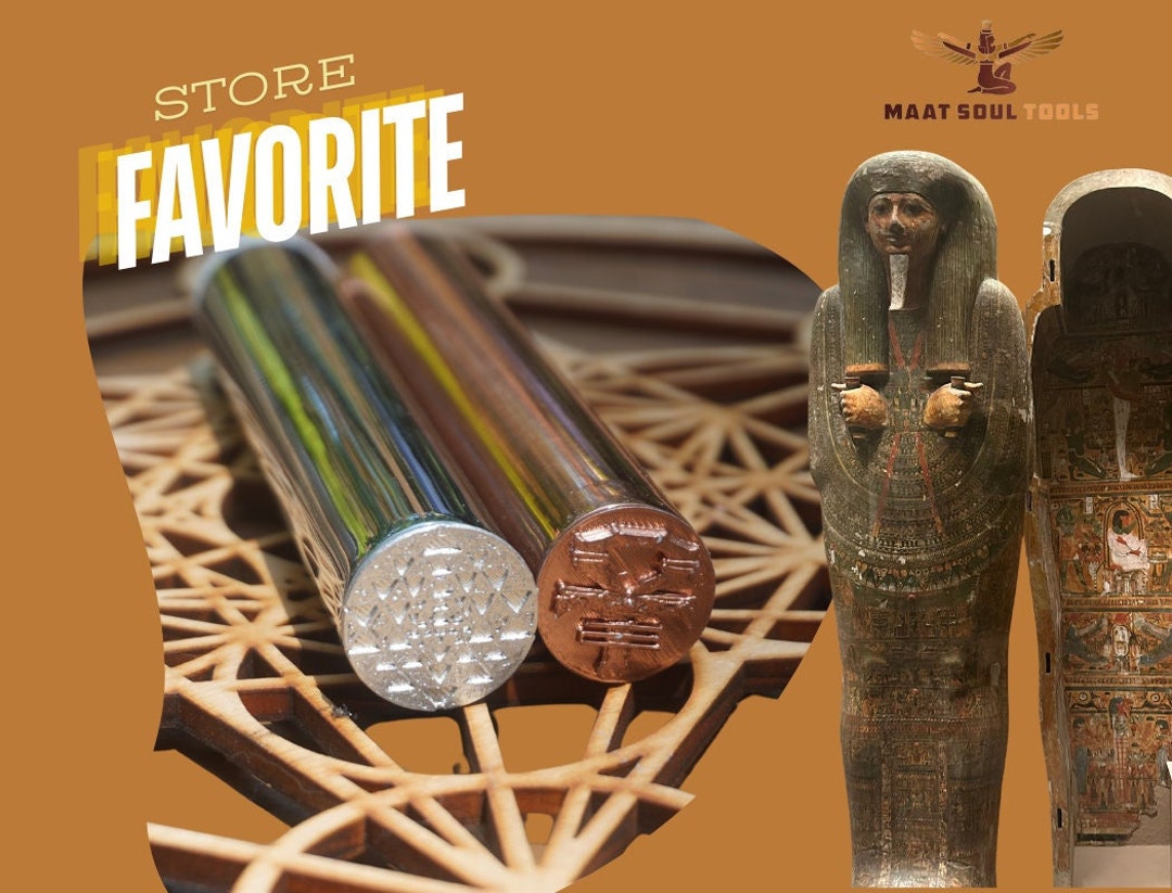 Egyptian Tuning Calibration Healing Rods of Maat - Copper & Zinc - Netu ...