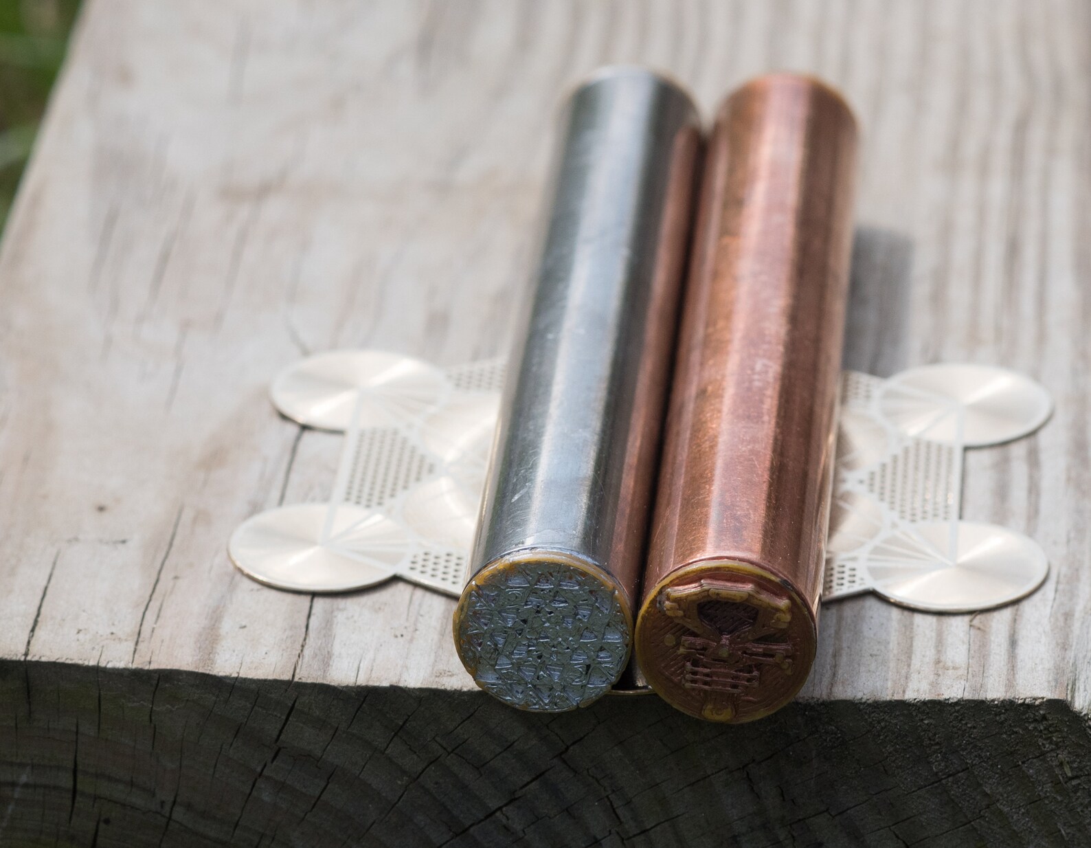 Egyptian Tuning Calibration Healing Rods of Maat Copper & Zinc Netu ...