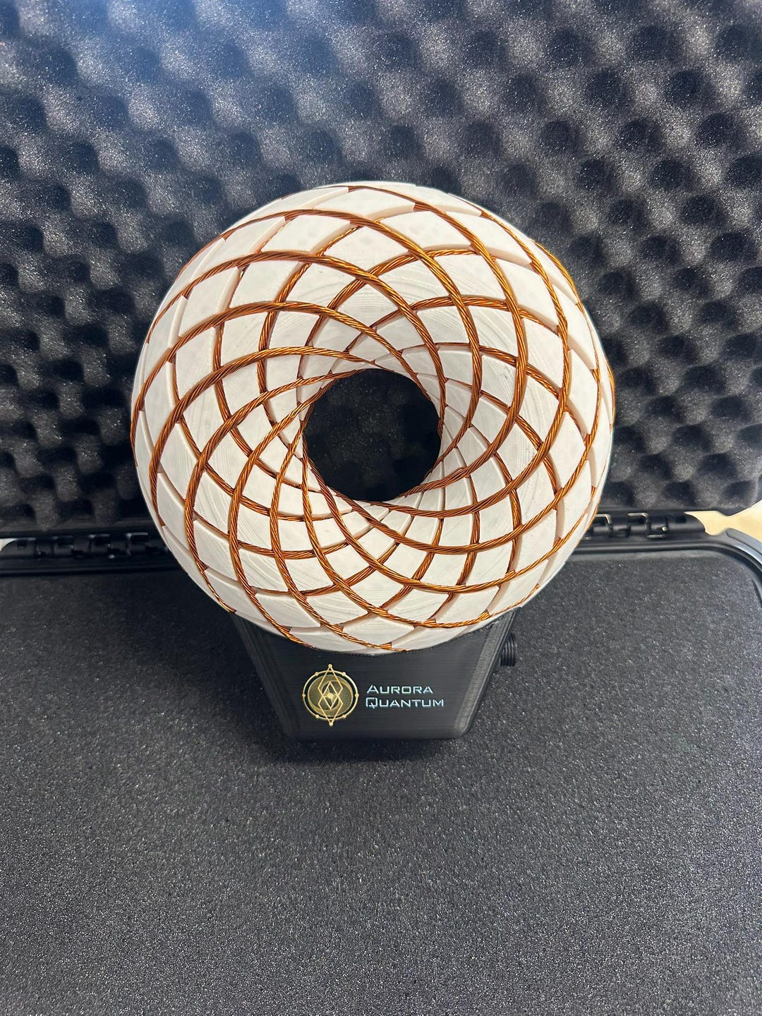 9 -inch Copper Rodin Coil | Toroidal Energy Coil | Sacred Geometry ...