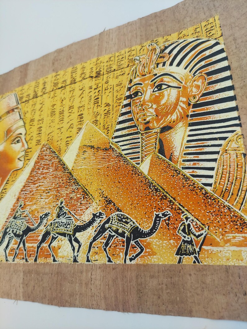 Hand Painted Egyptian Papyrus - Etsy