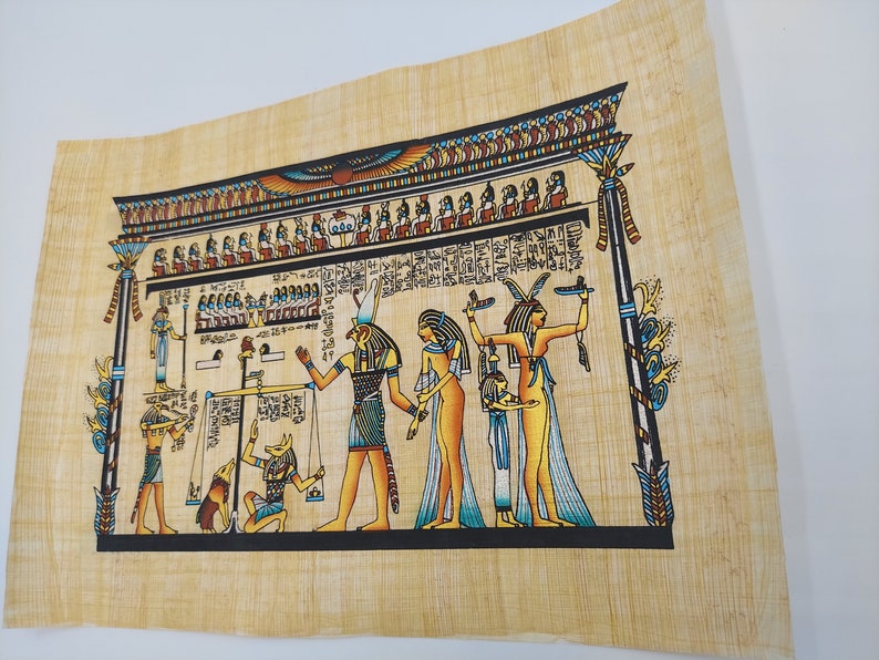 Hand Painted Egyptian Papyrus - Etsy