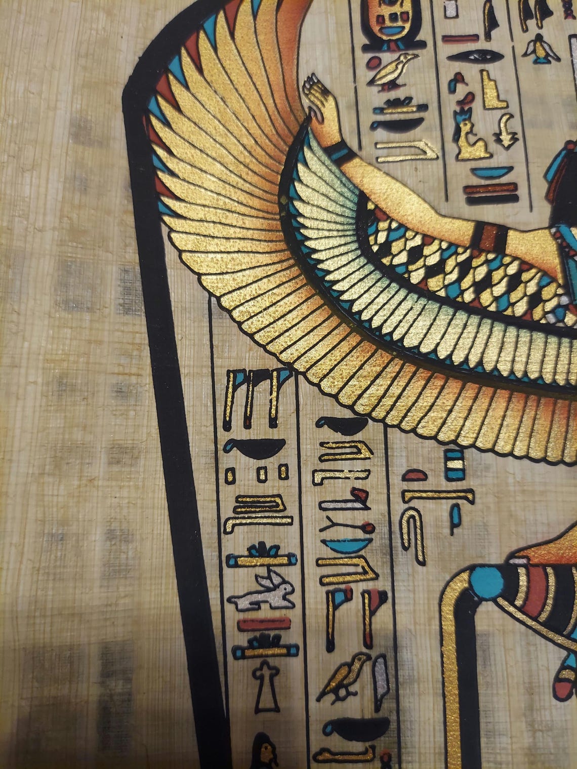 Hand Painted Egyptian Papyrus - Etsy