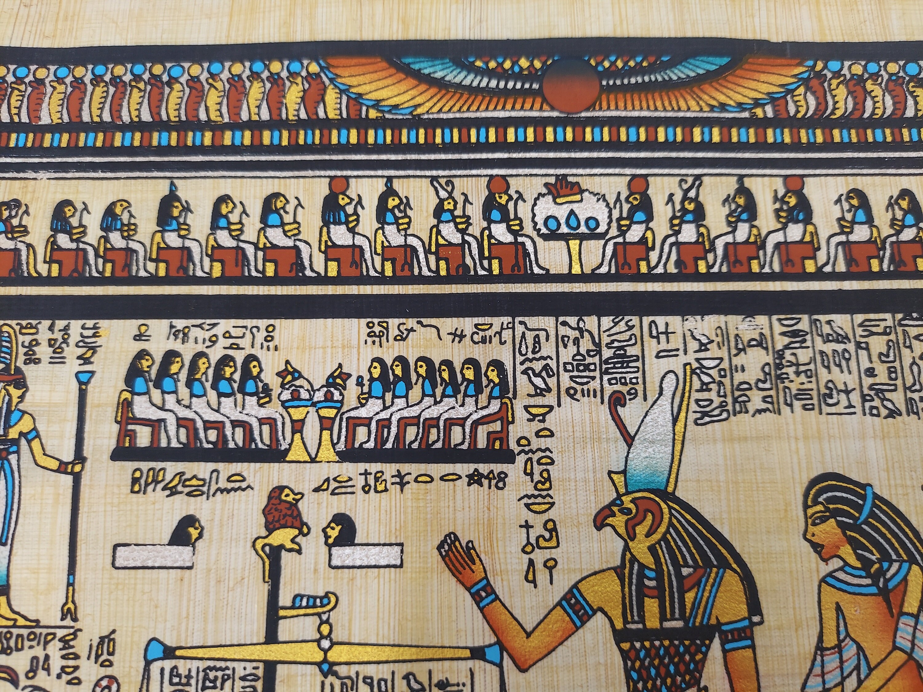 Hand Painted Egyptian Papyrus - Etsy
