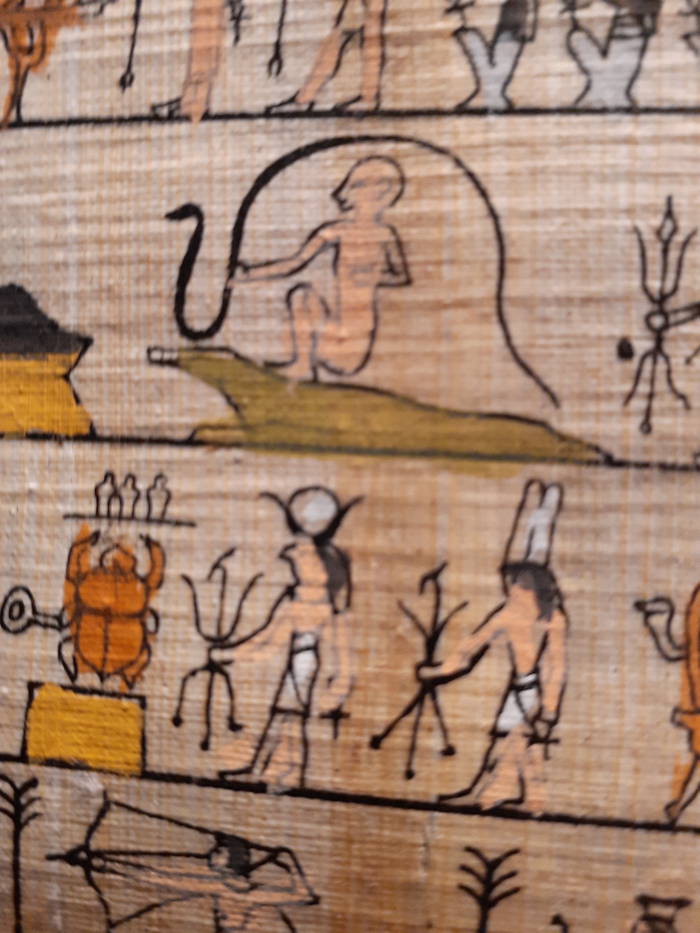 Hand Painted Egyptian Papyrus - Etsy