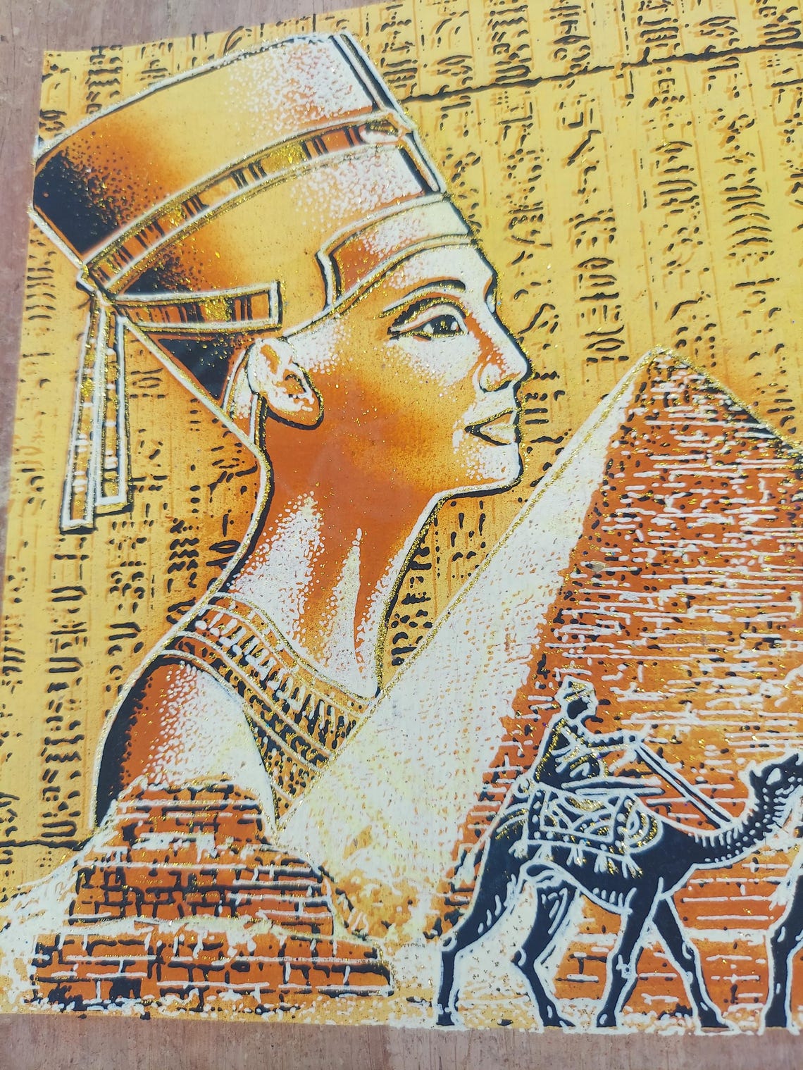 Hand Painted Egyptian Papyrus - Etsy