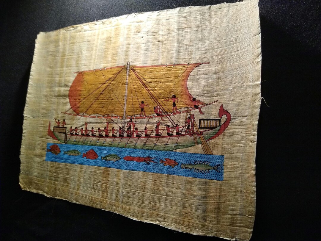 Hand Painted Egyptian Papyrus - Etsy