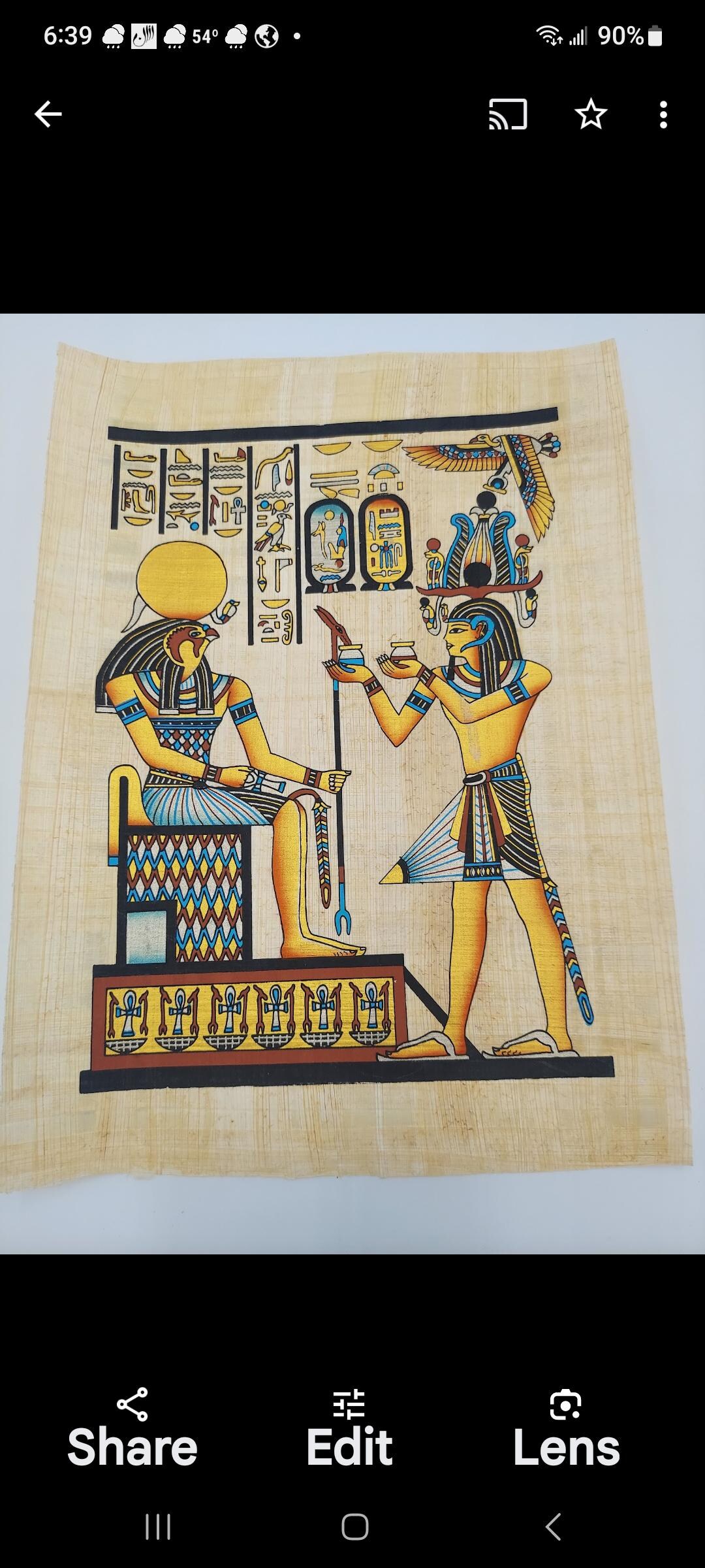 Egyptian Astrology on Papyrus - Etsy