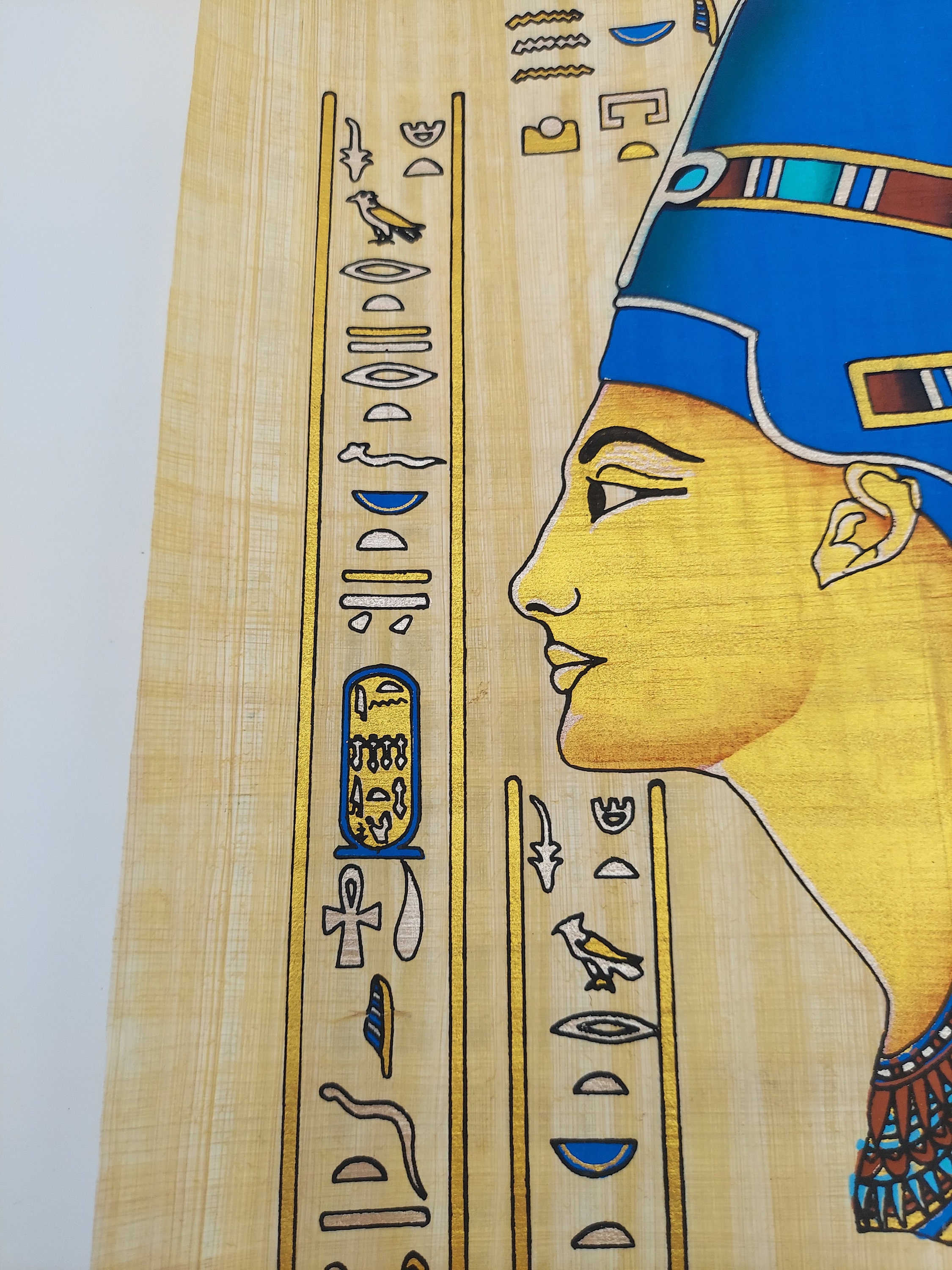 Hand Painted Egyptian Papyrus - Etsy