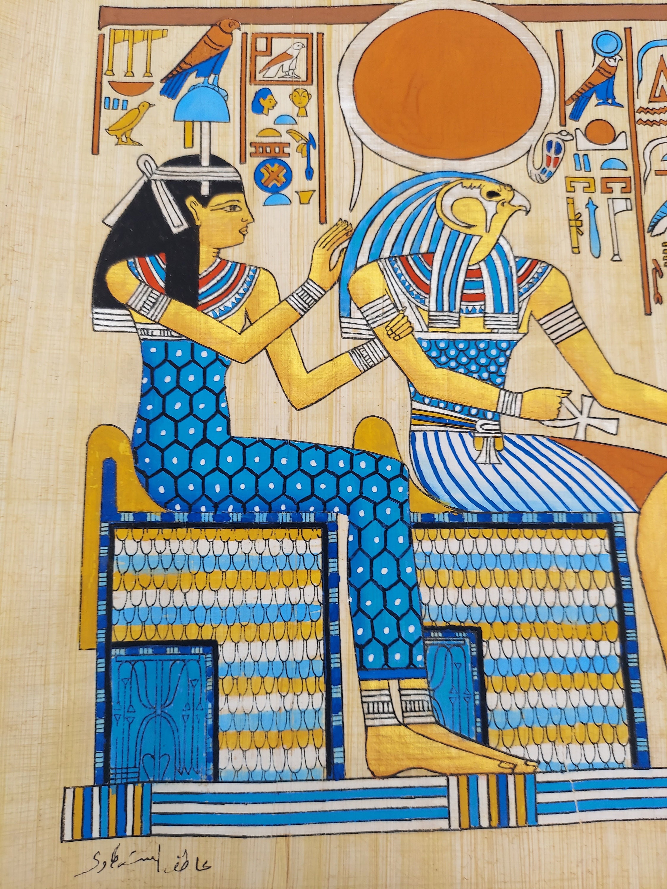 Ramses the Great, and Wife on Throne - Etsy