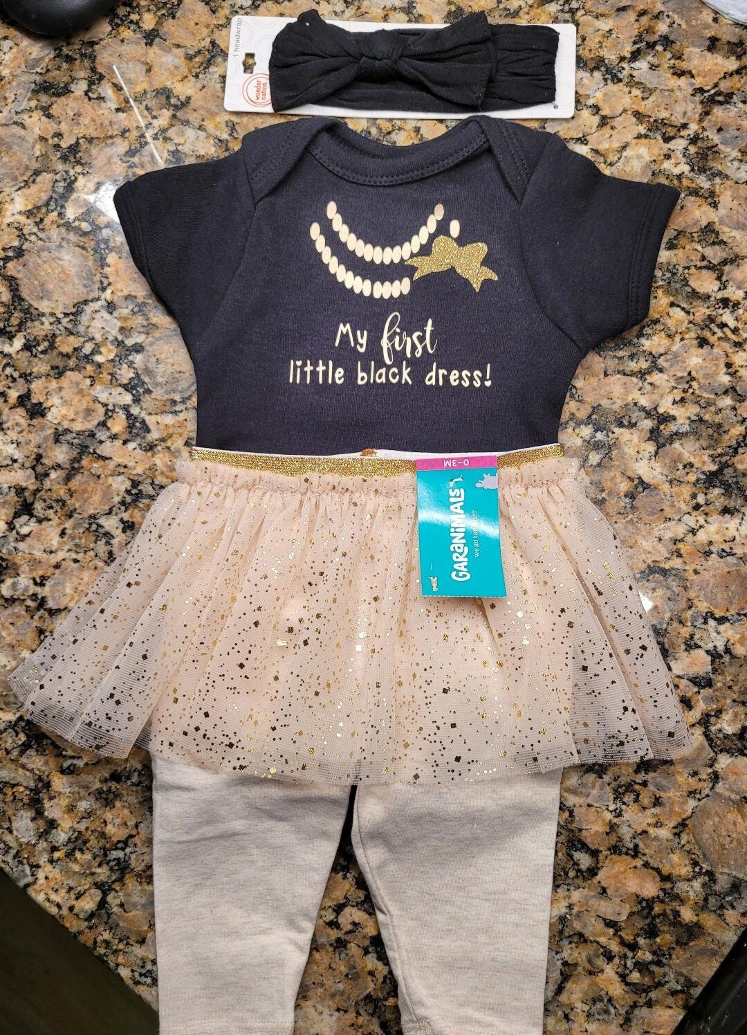 My First Little Black Dress Onesie - Etsy