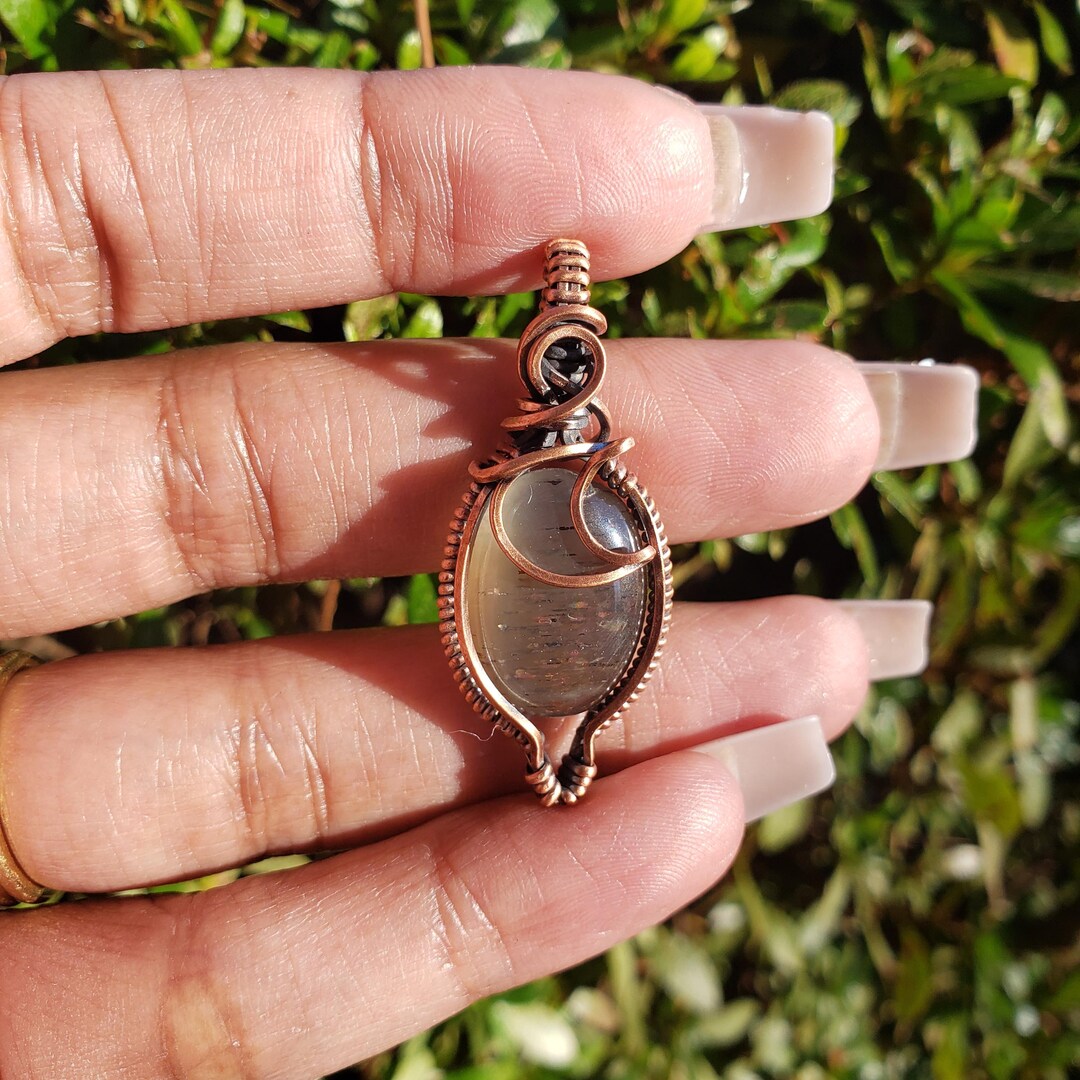 Moon Pendant - Etsy