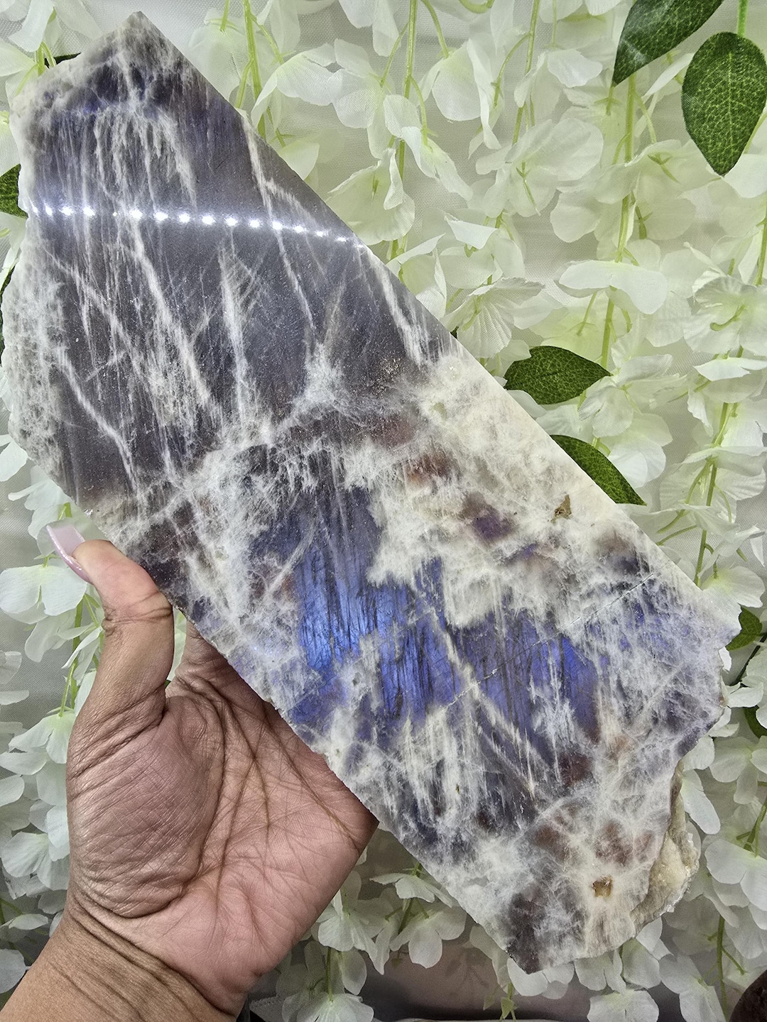 Large Moonstone Sunstone Slab - Etsy