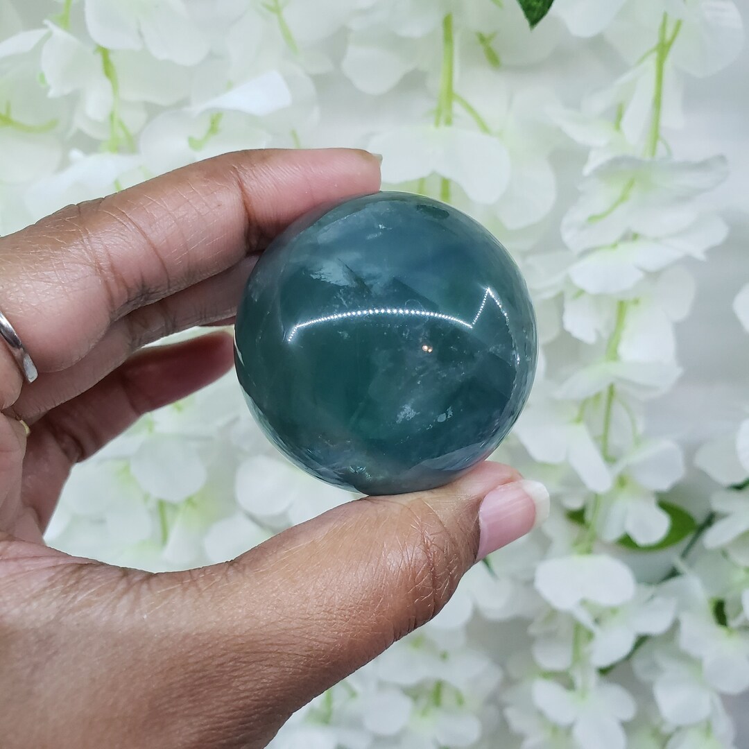 Blue Fluorite Sphere - Etsy