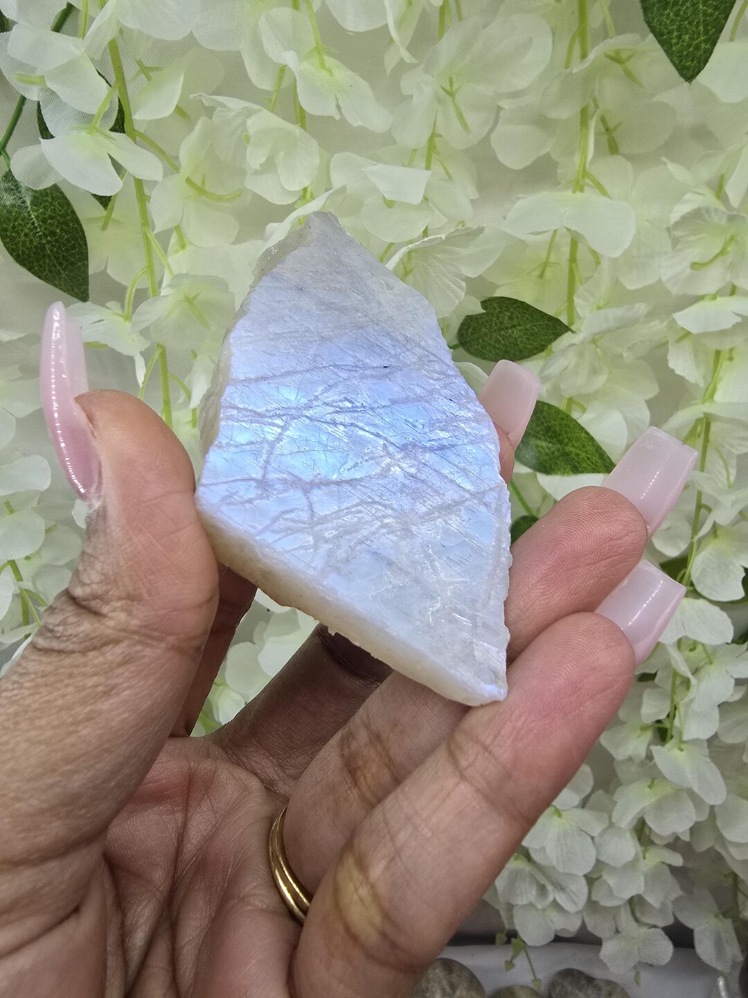 White Moonstone Slab - Etsy