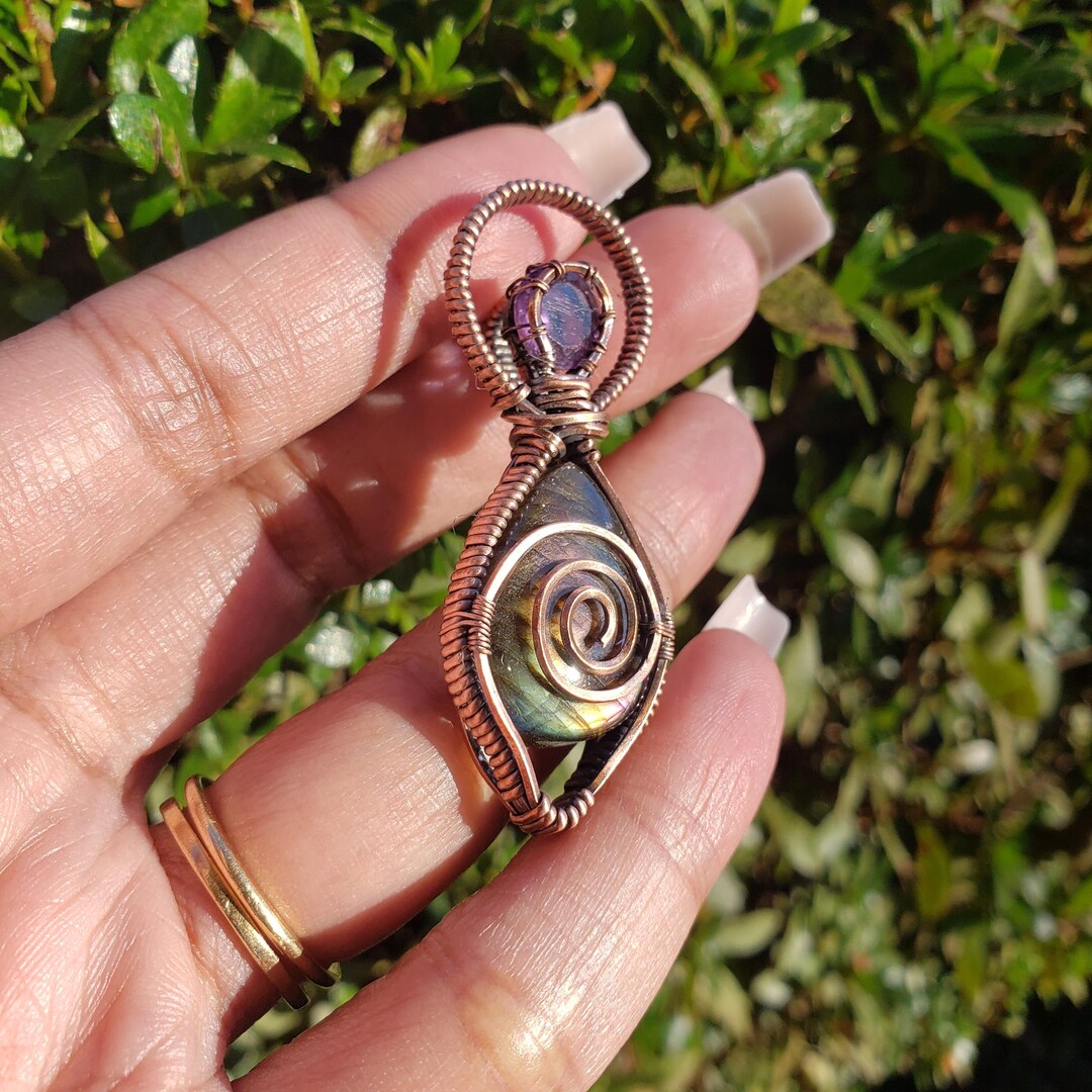 Goddess Pendant, Wire Wrapped Goddess - Etsy