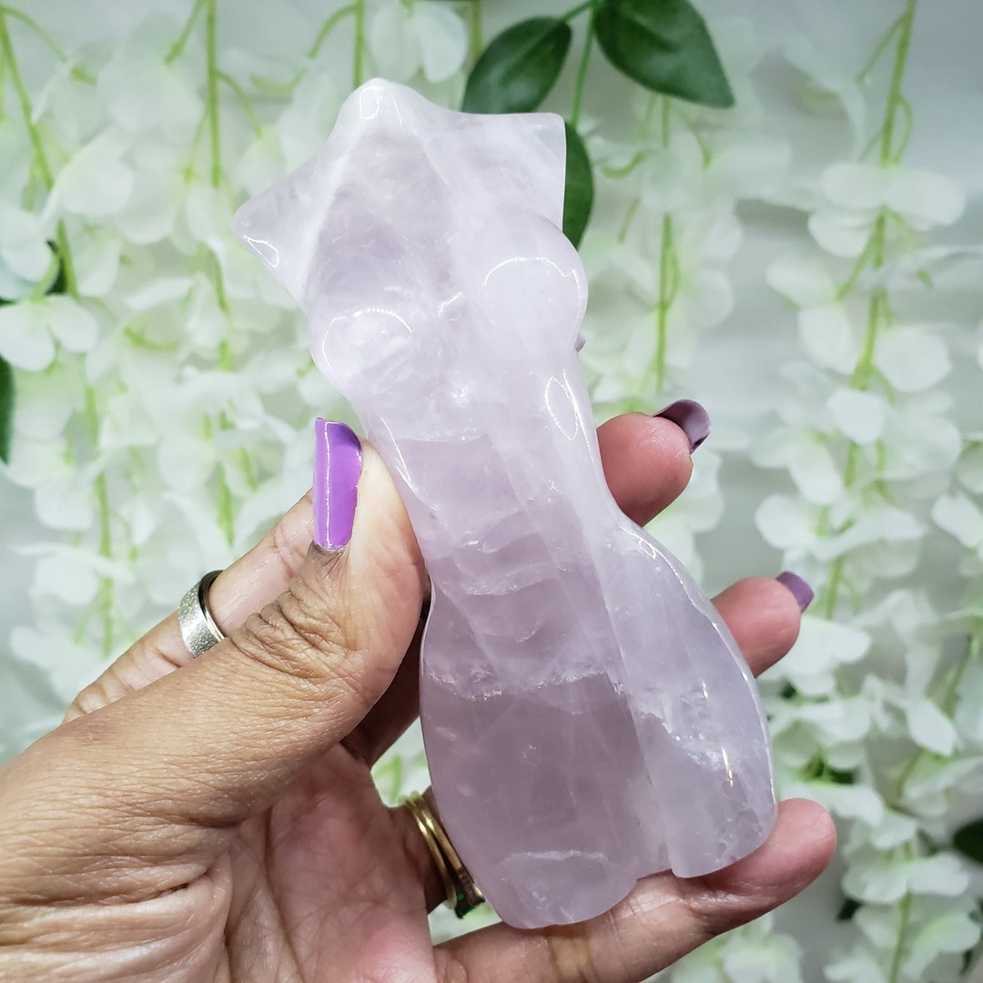 Periwinkle Rose Quartz Goddess Body - Etsy