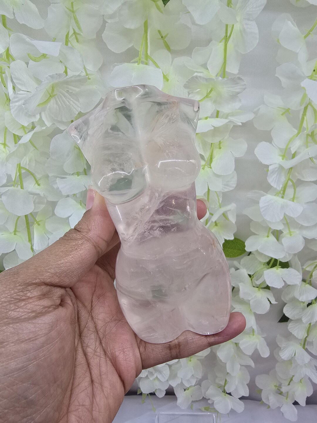 Starlight Rose Quartz Goddess Body, Light Pink - Etsy